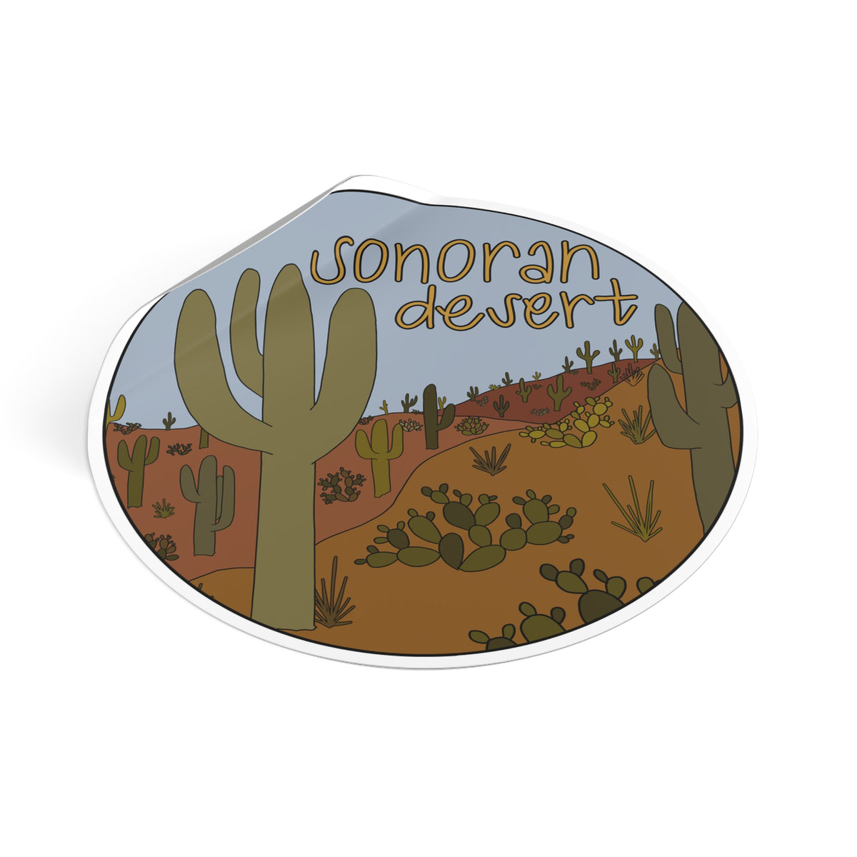 Sonoran Desert Sticker — Big Whale Consignment