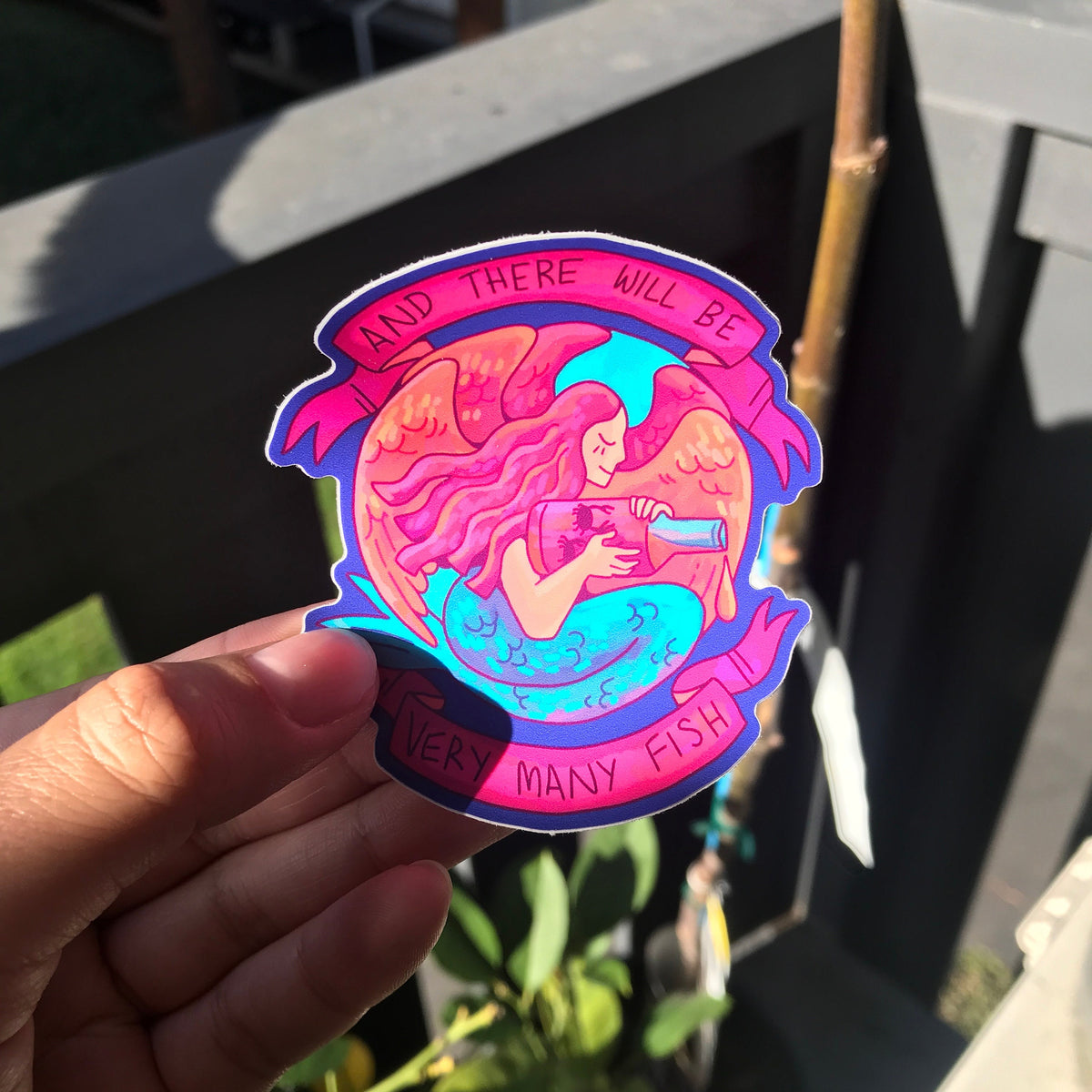 Fish Sauce Angel Sticker — Big Whale Consignment