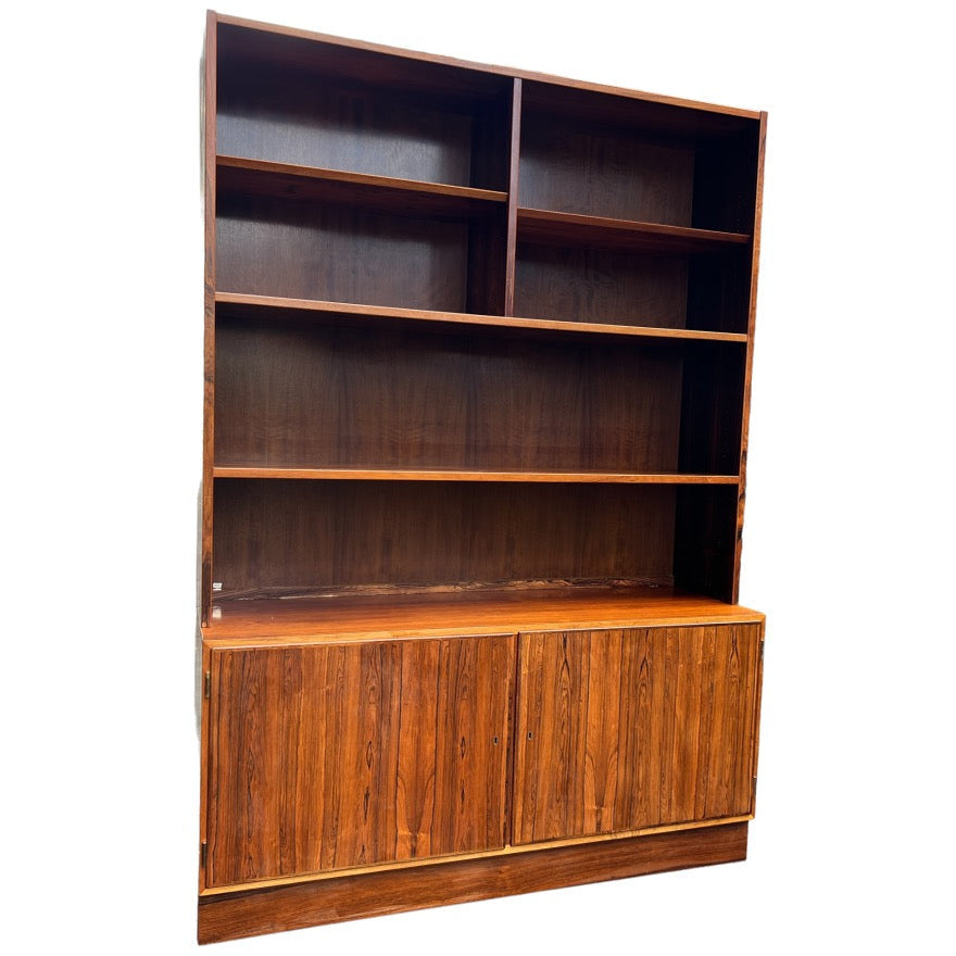 Vintage Mid Century Danish Bookshelf Shelf by Hundevad with Key ...